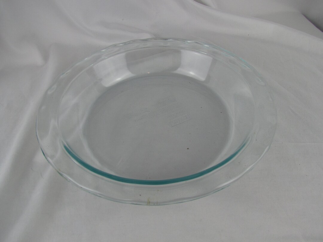 Pyrex Pie Pan Dish Scalloped Rim 9 1/2" Deep Dish. USA Made C209 - Etsy