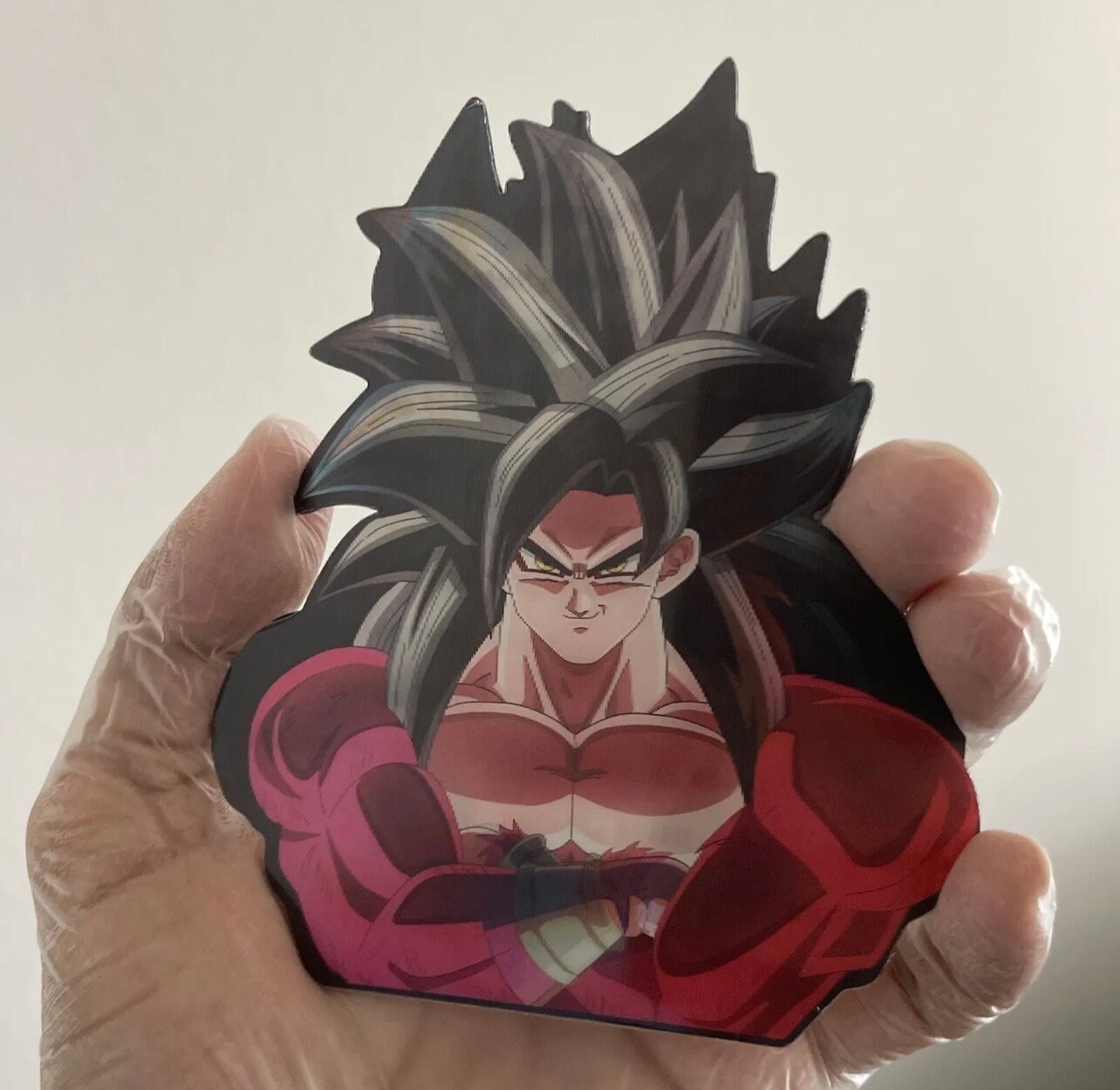 Super Saiyan 4 Gogeta Goku Vegeta 3D Lenticular Motion Car Sticker ...