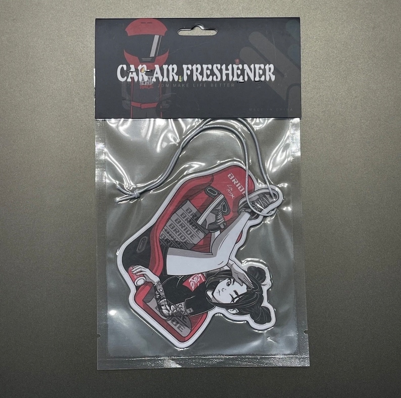 Sexy Air Freshener JDM Fragrance Racing Sport Decor Racing Seat 4x3.5 ...