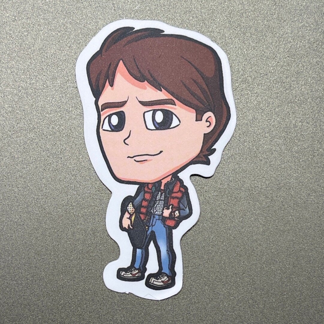 Marty Mcfly Back to the Future Sticker 2.75x1.75 Inch - Etsy