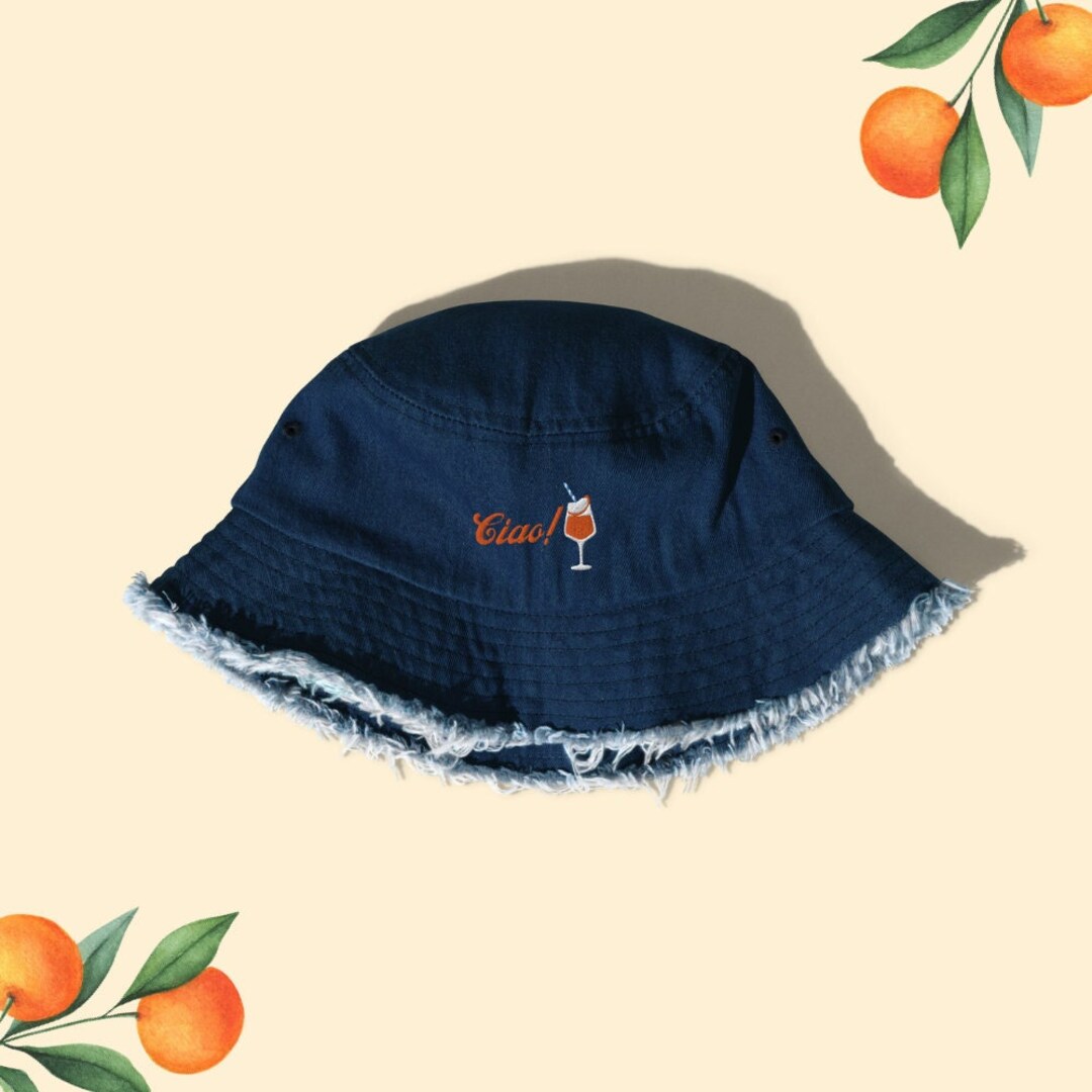 Embroidered Bucket Hats, Spritz Embroidered, Ciao Embroidered, Spritz O ...
