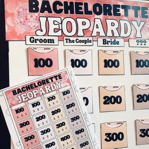 Bachelorette Jeopardy Printable Game Hen Do Entertainment Questions ...