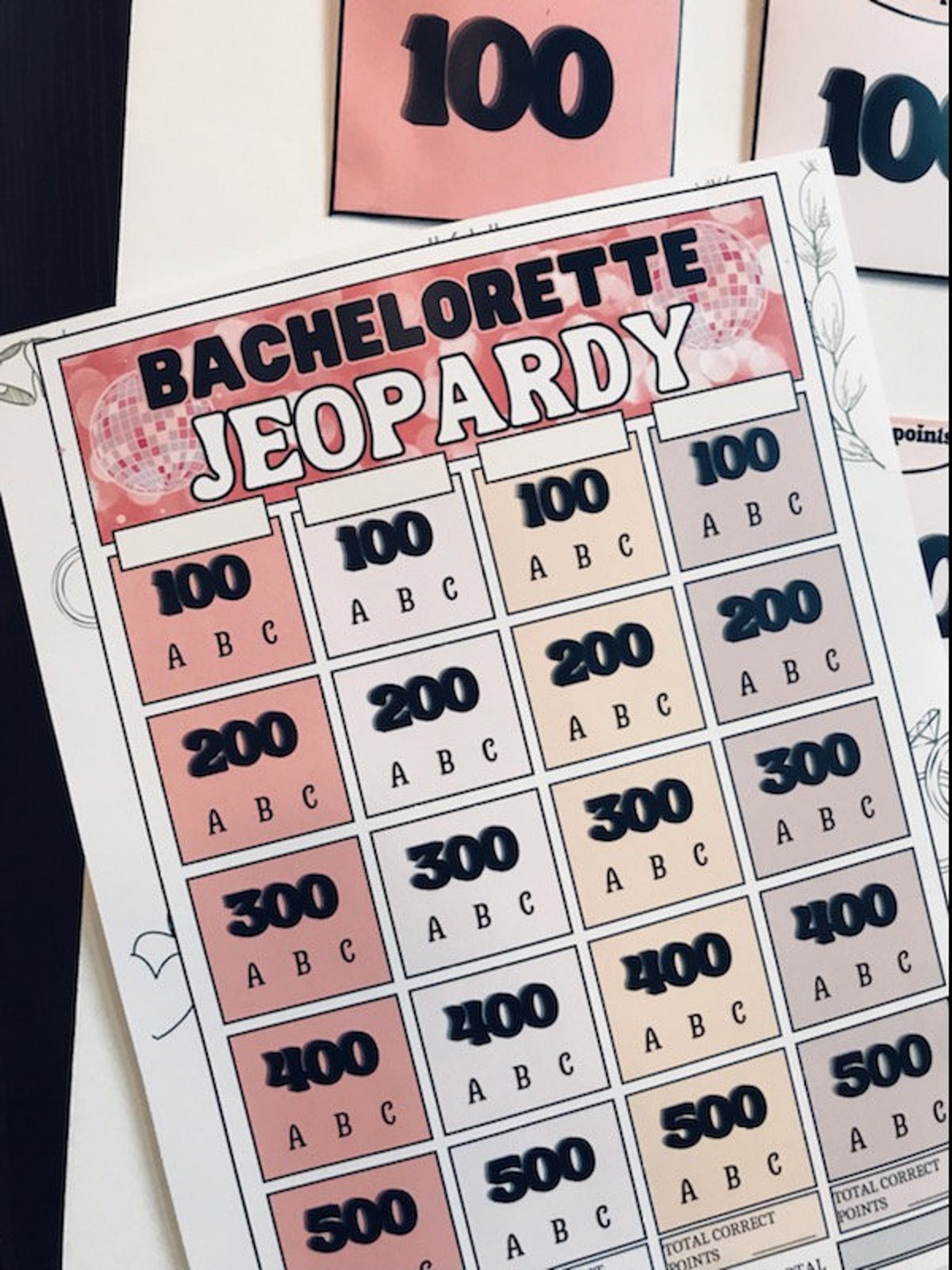 Bachelorette Jeopardy Printable Game Hen Do Entertainment Questions ...