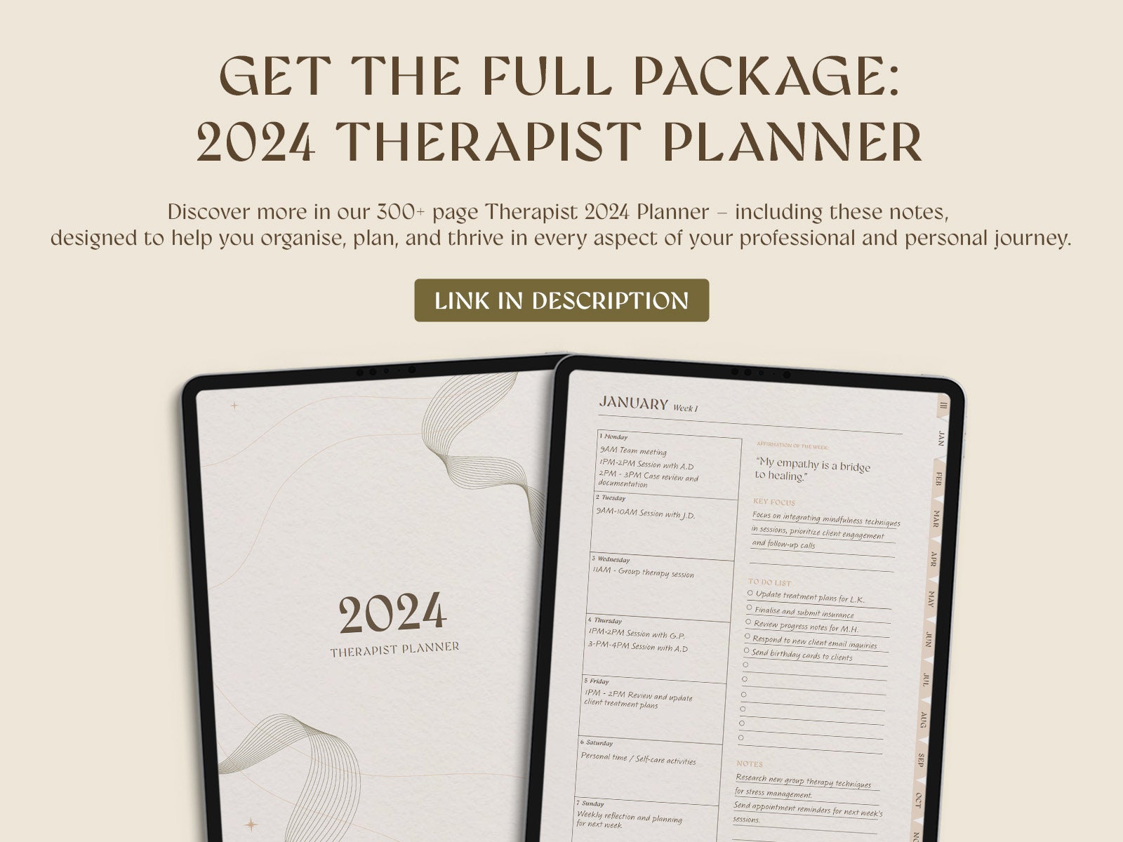 Treatment Plan Template | Therapist Note Sheets | Mental Health ...