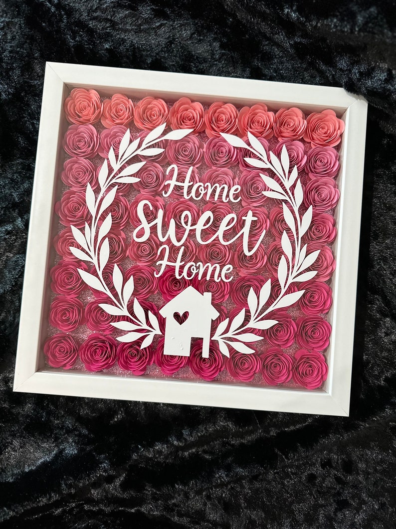 Shadow Box Home Sweet Home,custom Shadow Box,housewarming Gifts - Etsy