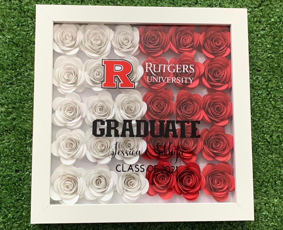 Graduation Paperflower Shadow Box, Graduation Keepsake, Graduation ...
