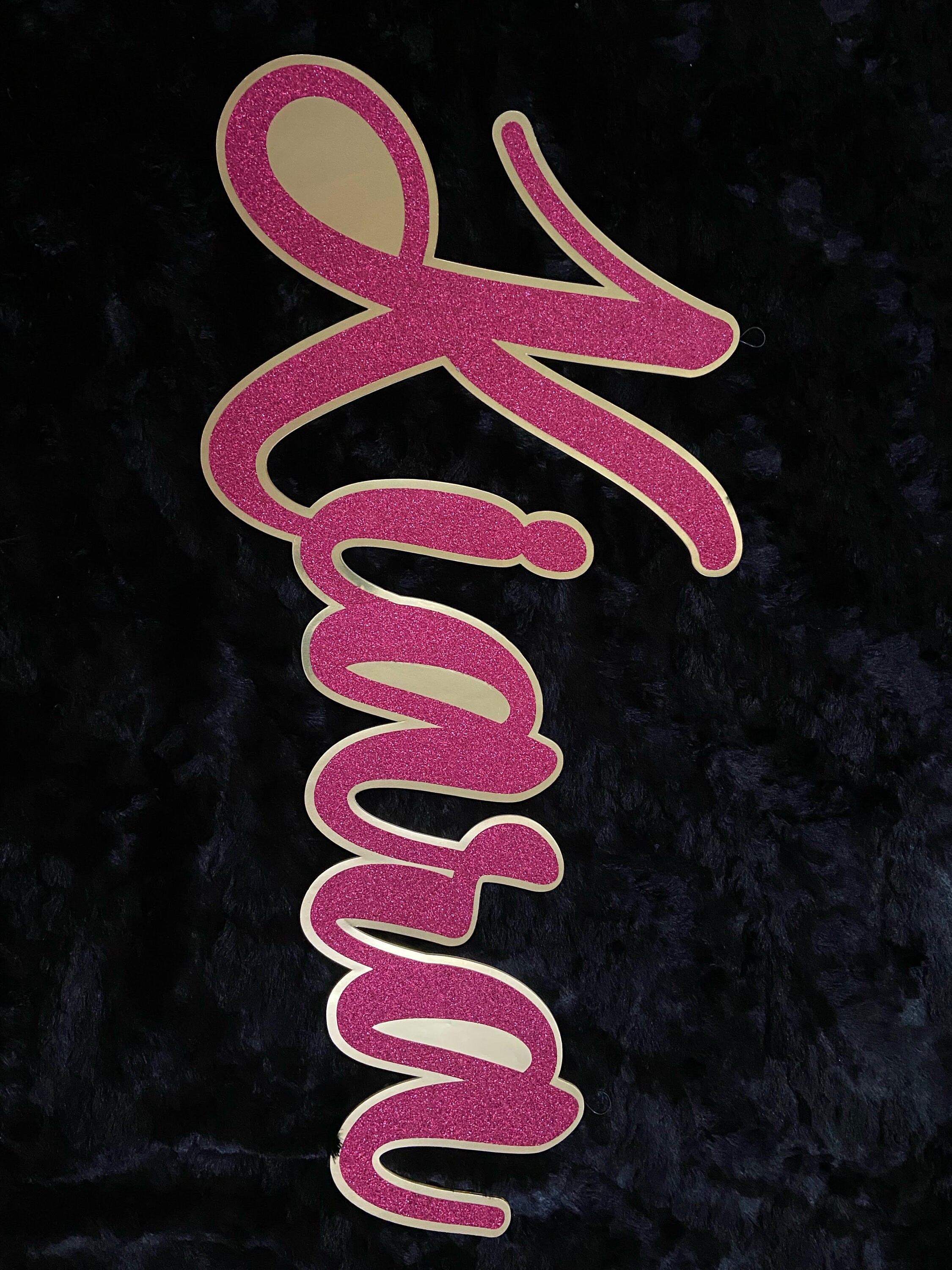 Custom Backdrop Sign, Custom Backdrop Name Cutout, Backdrop Name Cutout ...