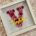 Personalised Initial Shadow Box, Custom Shadow Box, Paper Flower Shadow ...