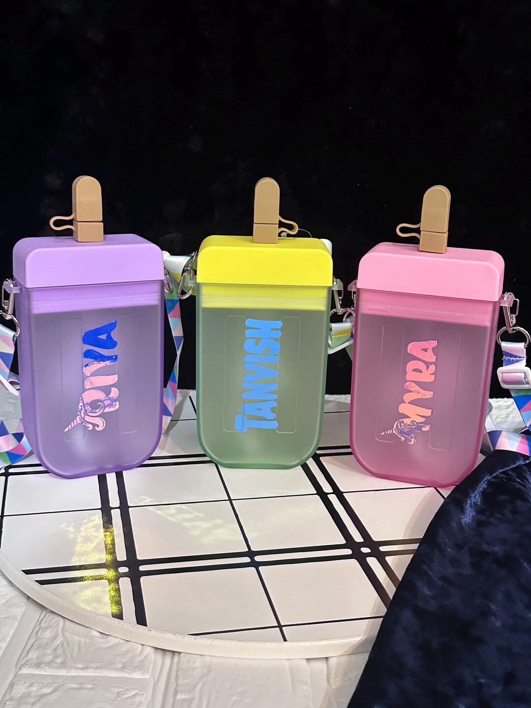Popsicle Water Bottle, Personalized Water Bottle, Water Bottle for Kids ...