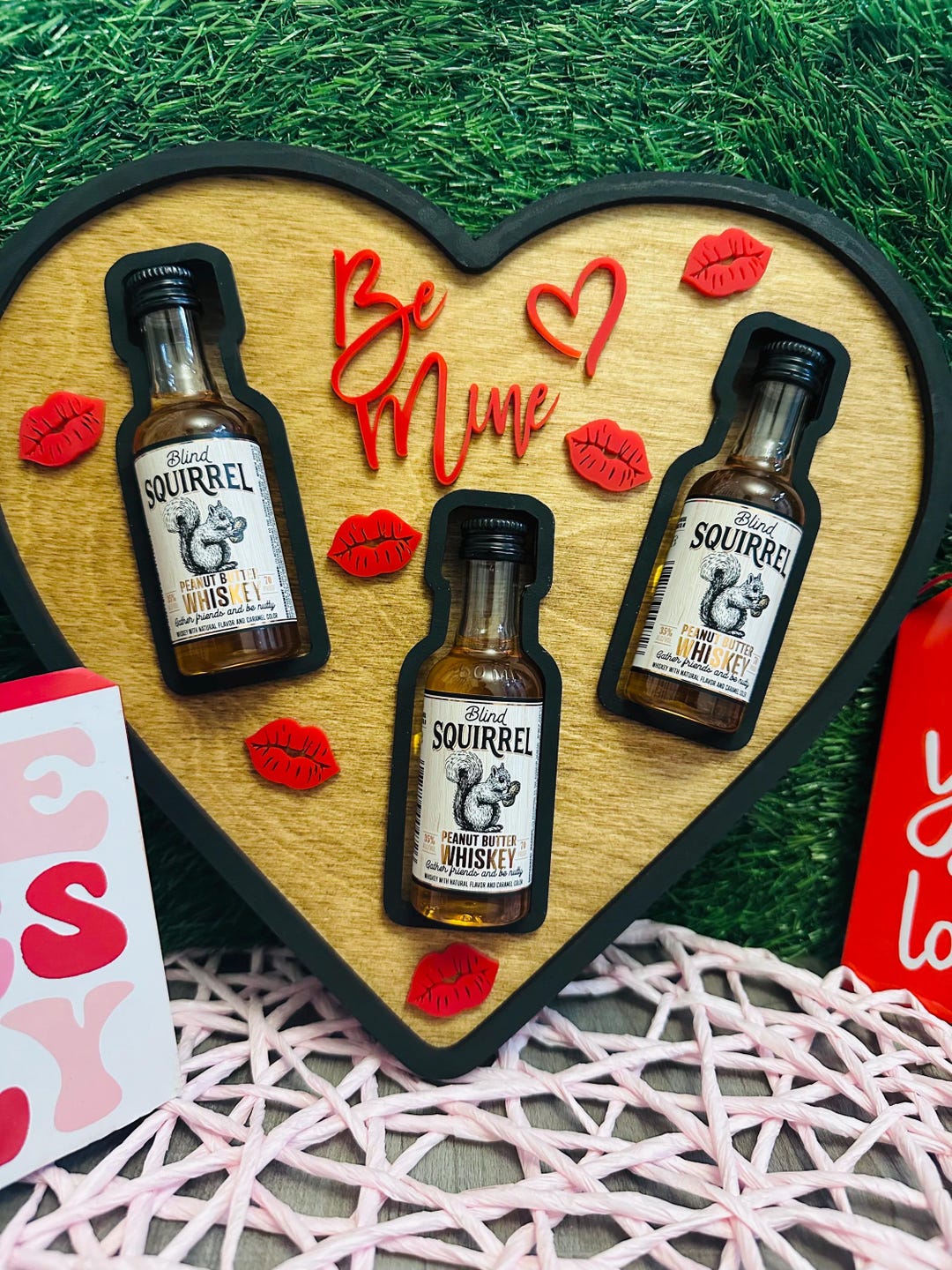 Valentines Alcohol Set, Valentine Gift Set, Gifts for Him, Custom ...