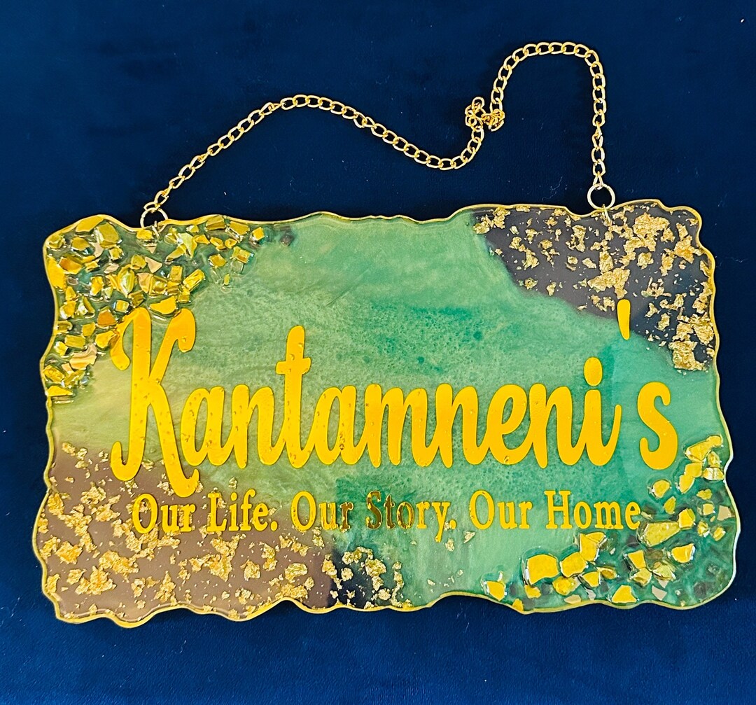 Resin Name Sign, Resin Door Sign, Resin Door Hanger, Resin Name Board ...