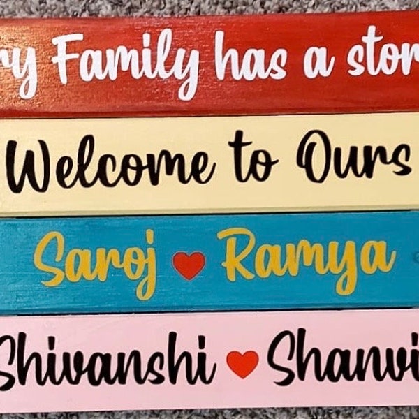 Housewarming Indian Name Board - Etsy