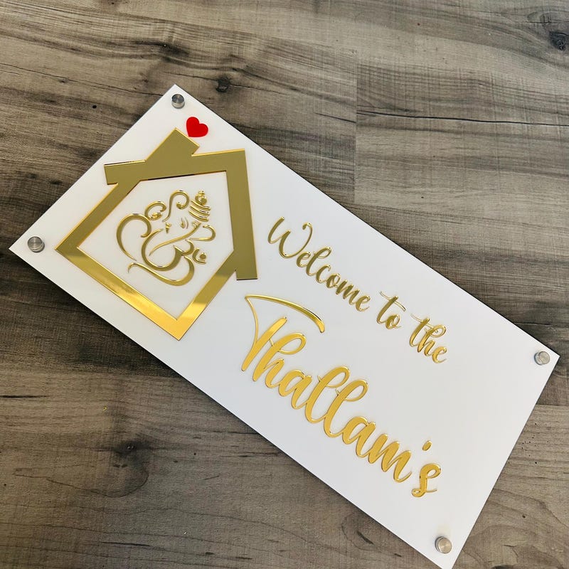 Indian Name Plates for House - Etsy