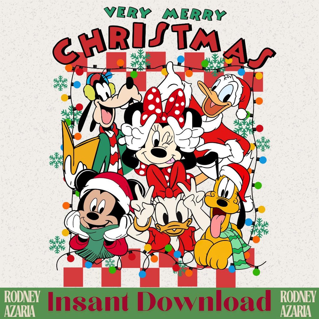 Mickey's Very Merry Christmas Party 2024 Png, Mickey and Friends ...