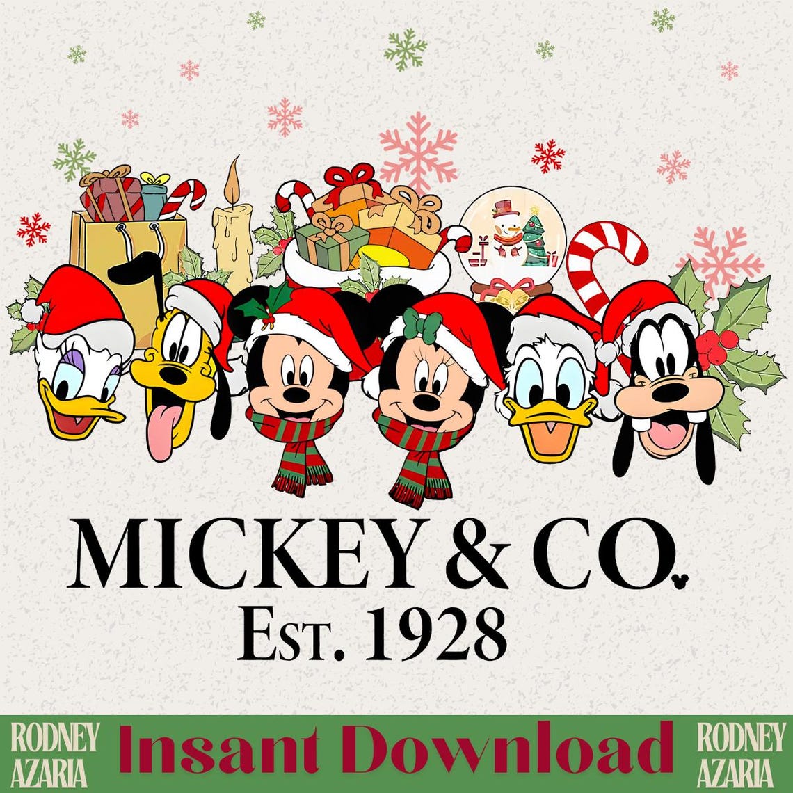 Mouse and Co Png, Merry Christmas Png, Mouse and Friends Png, Christmas ...
