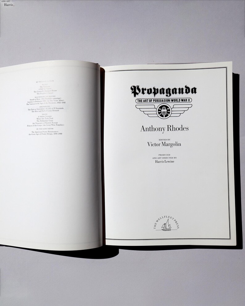 1984 Propaganda Art Book - WWII Allied & Axis Visual Record - Art of ...