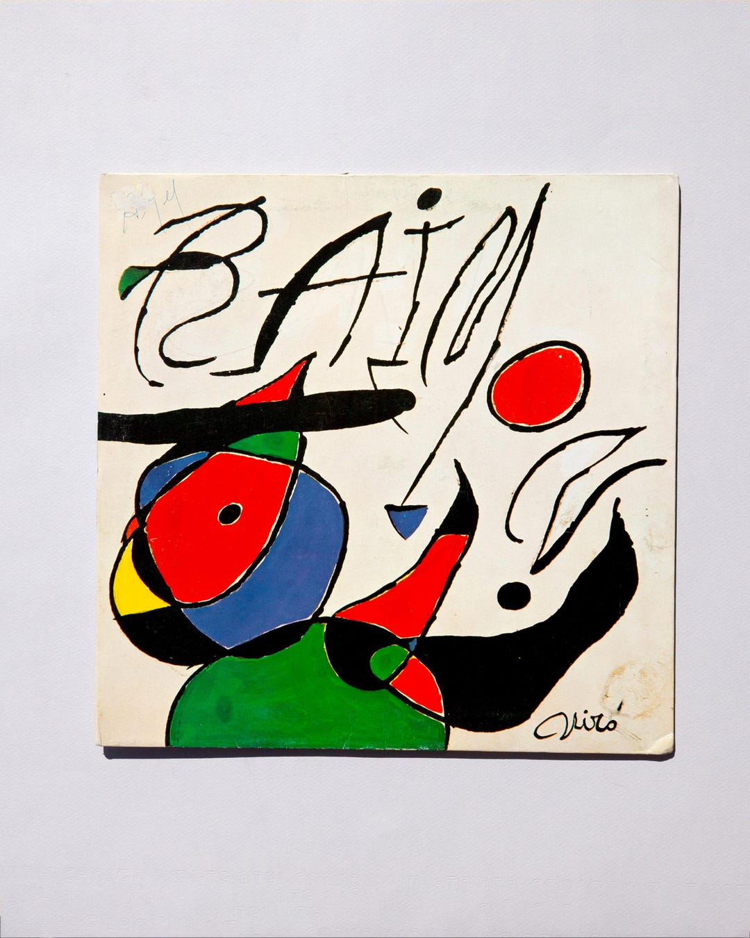 1979 Joan Miró Plate Signed Album Cover - Raimon - Quan L'aigua Es ...