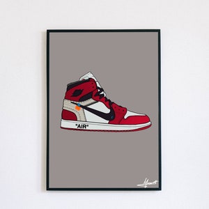 how to draw off white jordan 1