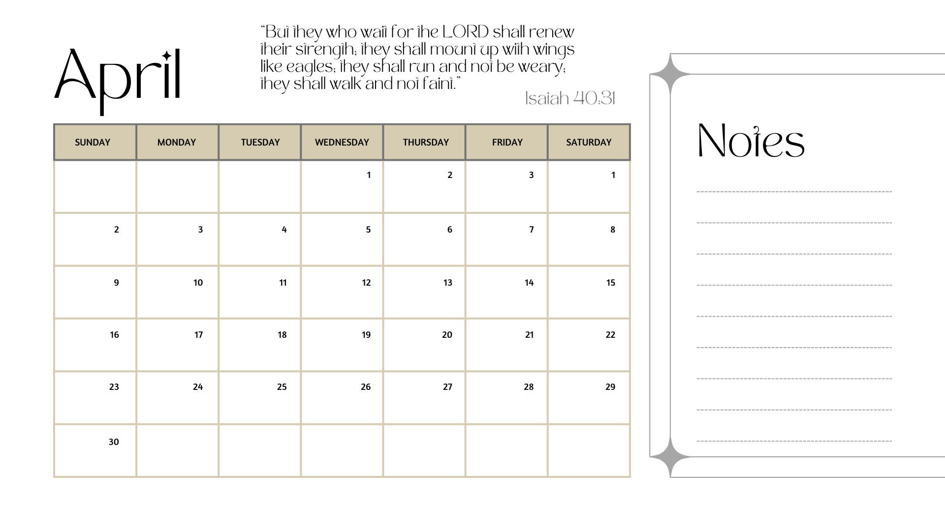 2024 Bible Verse Calendar - Etsy