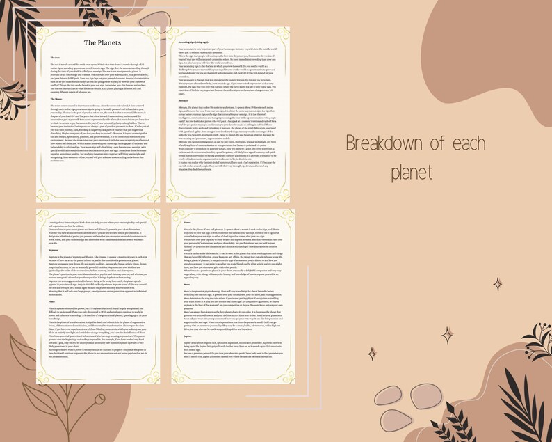 INTRO TO ASTROLOGY, Printable Pdf, Instant Download, Astrology 101 ...