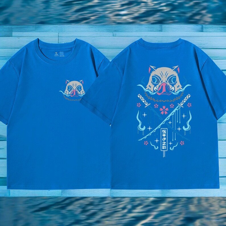 2024 Inosuke Demon Shirt, 90s Slayer Style, Inosuke, Demon Slaye ...