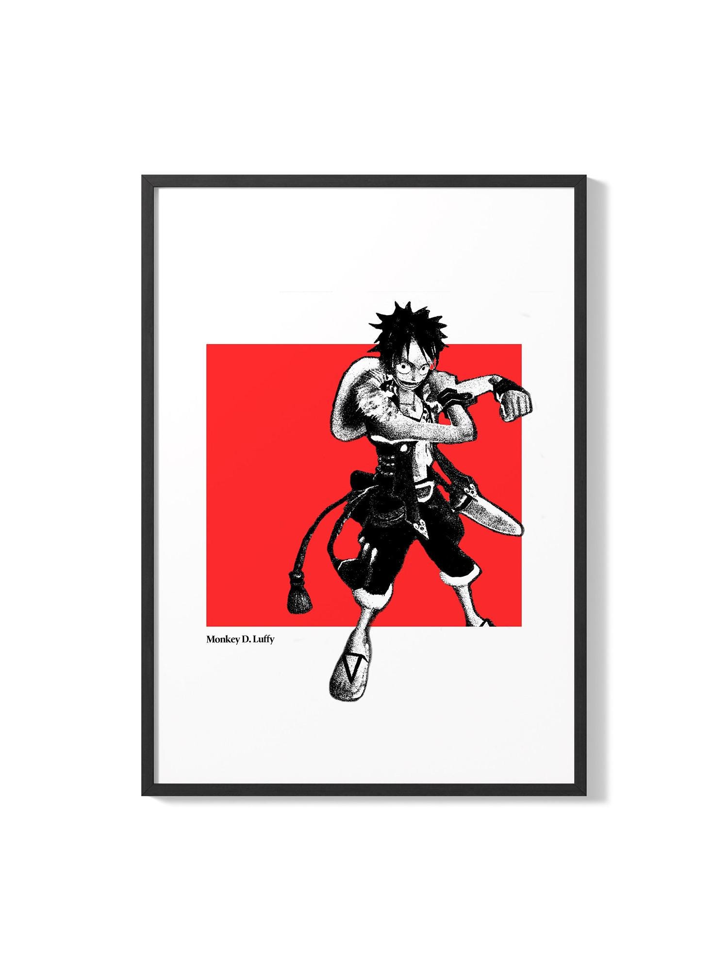 3d Luffy One Piece Wall Art / Poster - Etsy
