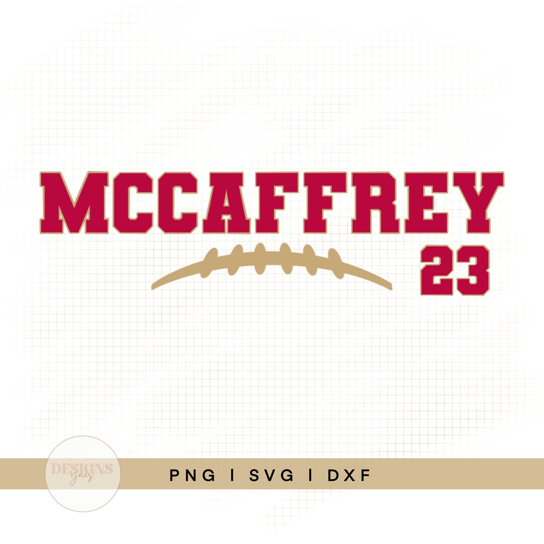 49ers SVG Mccaffrey CMC 23 Go Niners San Francisco PNG Football Team ...
