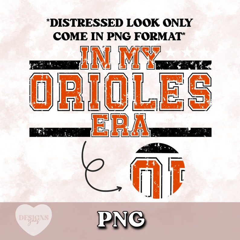 In My Orioles Era SVG Baltimore Baseball Orioles Baseball Mom Trendy ...