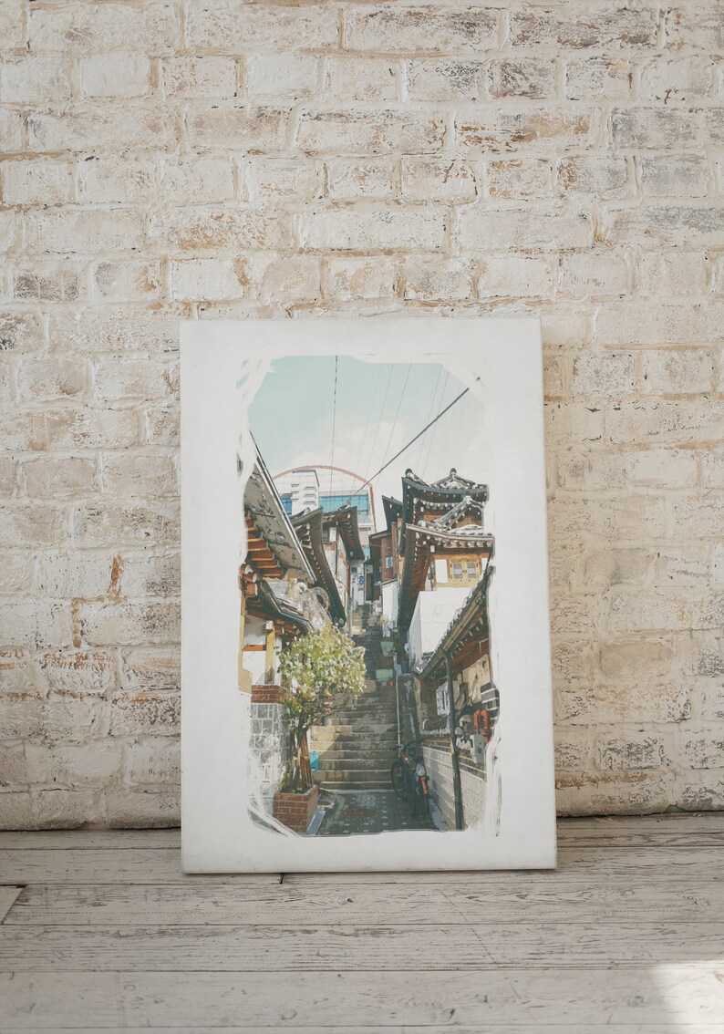 Bukchon Hanok Village in Korea Art digital Art Collection 13 Digital ...