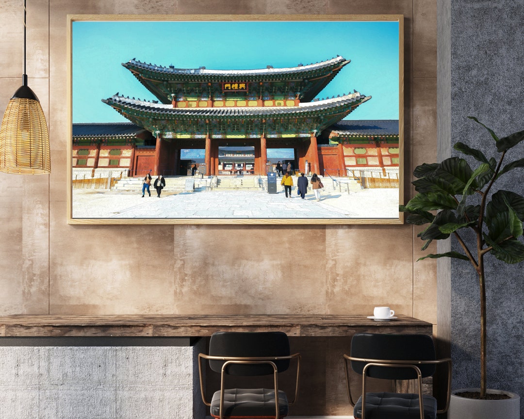 Gwanghwamun Gate Digital Sketch Digital Art Collection 07 historic Gate ...