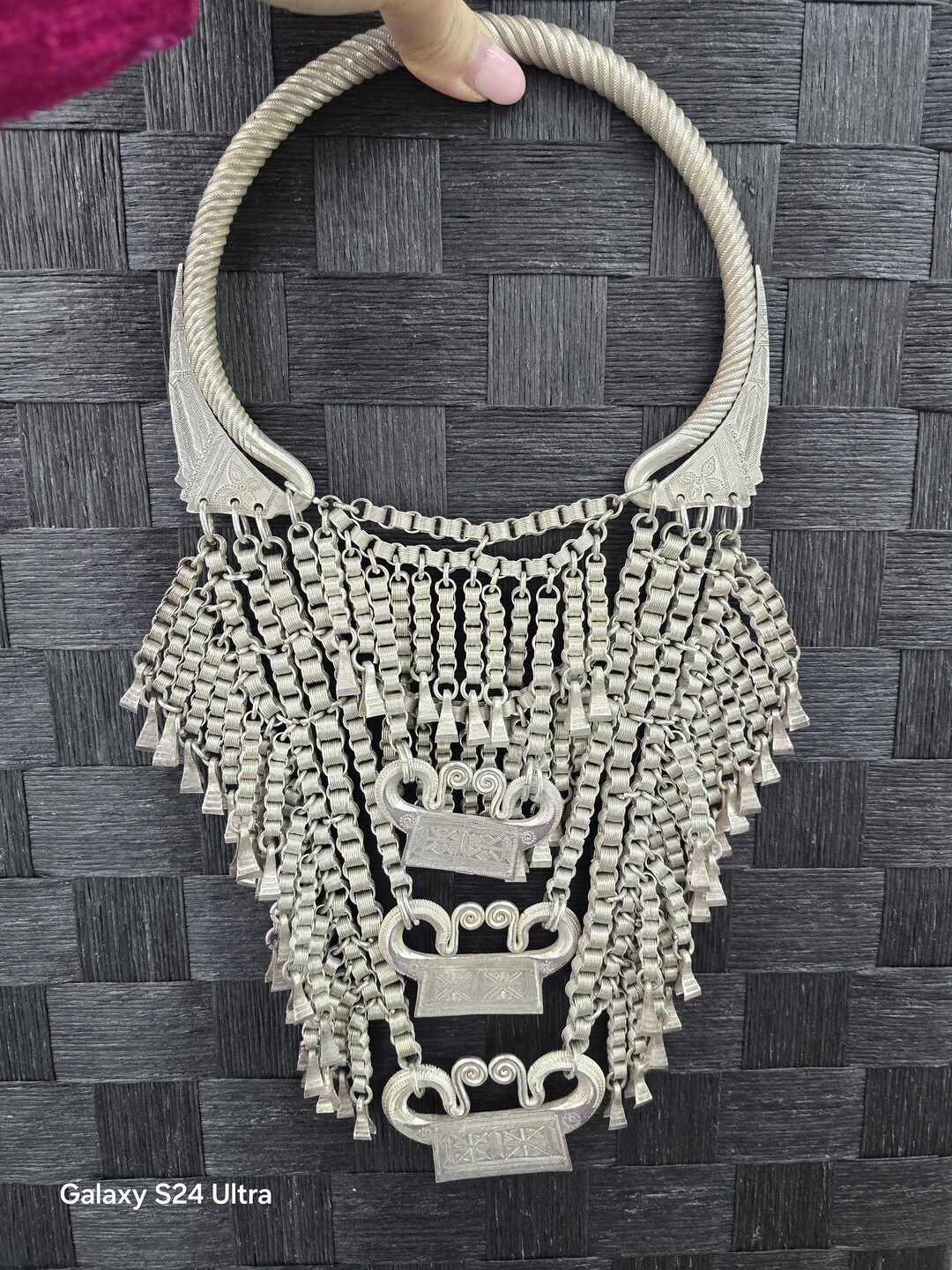 Hmong Vintage Xauv Real Silver Make by Hand 1996 to 1977 Hmong Hill ...