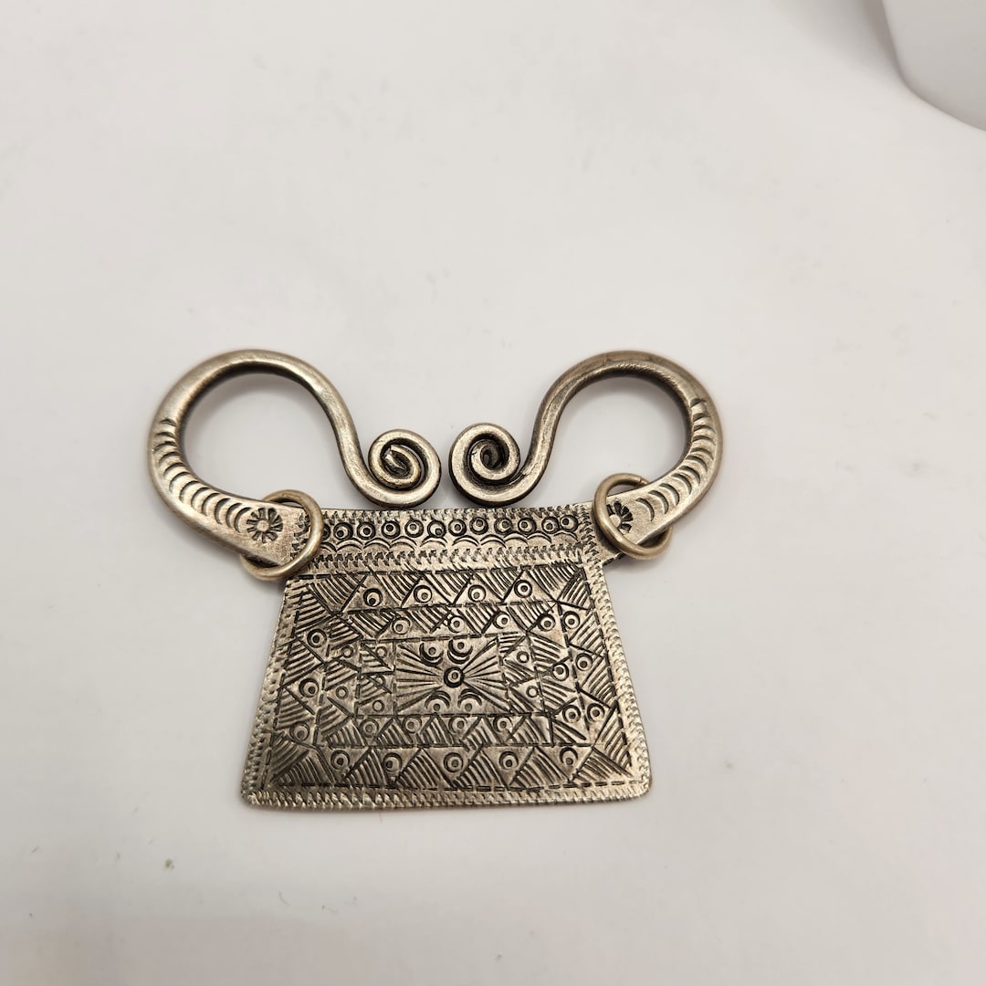 Hmong Old Jewelry Pliaj Pendant - Etsy