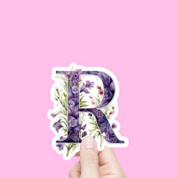 Purple Letter R Flowers - Etsy UK