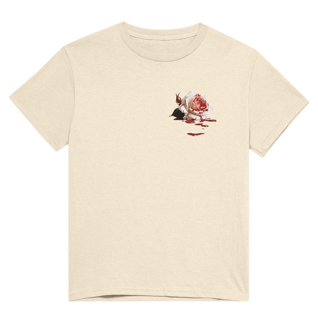 Rose Bleeding Aesthetic Flowers T-shirt Valentine Gift Shirt Rose T ...