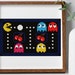 Pac-man Cross Stitch Pattern - Digital Download - Etsy