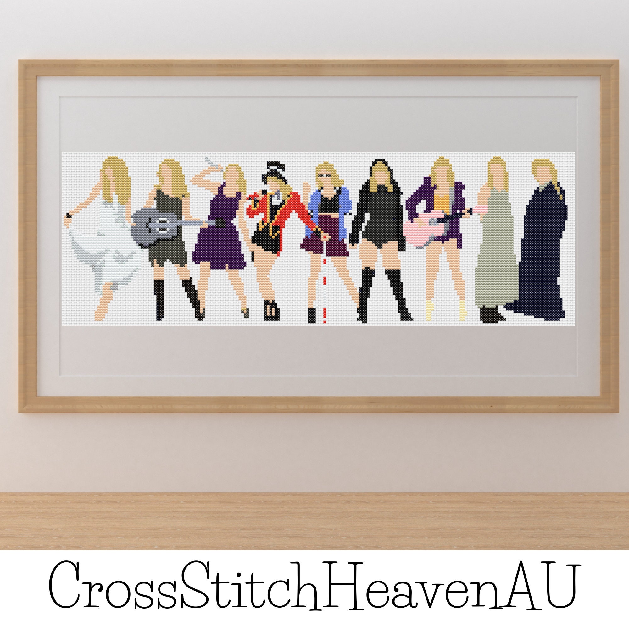 Taylor Swift Eras Cross Stitch Pattern - PDF for Immediate Download - Etsy