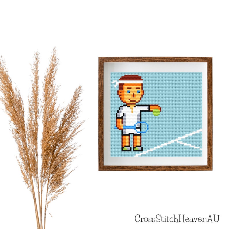 Tennis is Life - Fun Cross Stitch Pattern - Instant PDF Download - Etsy