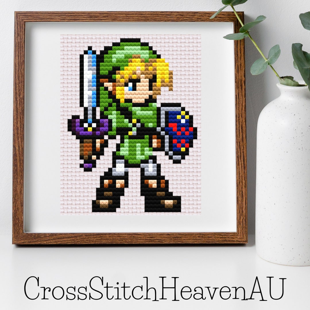 Link From Zelda Cross Stitch Pattern - Instant PDF Download - Etsy