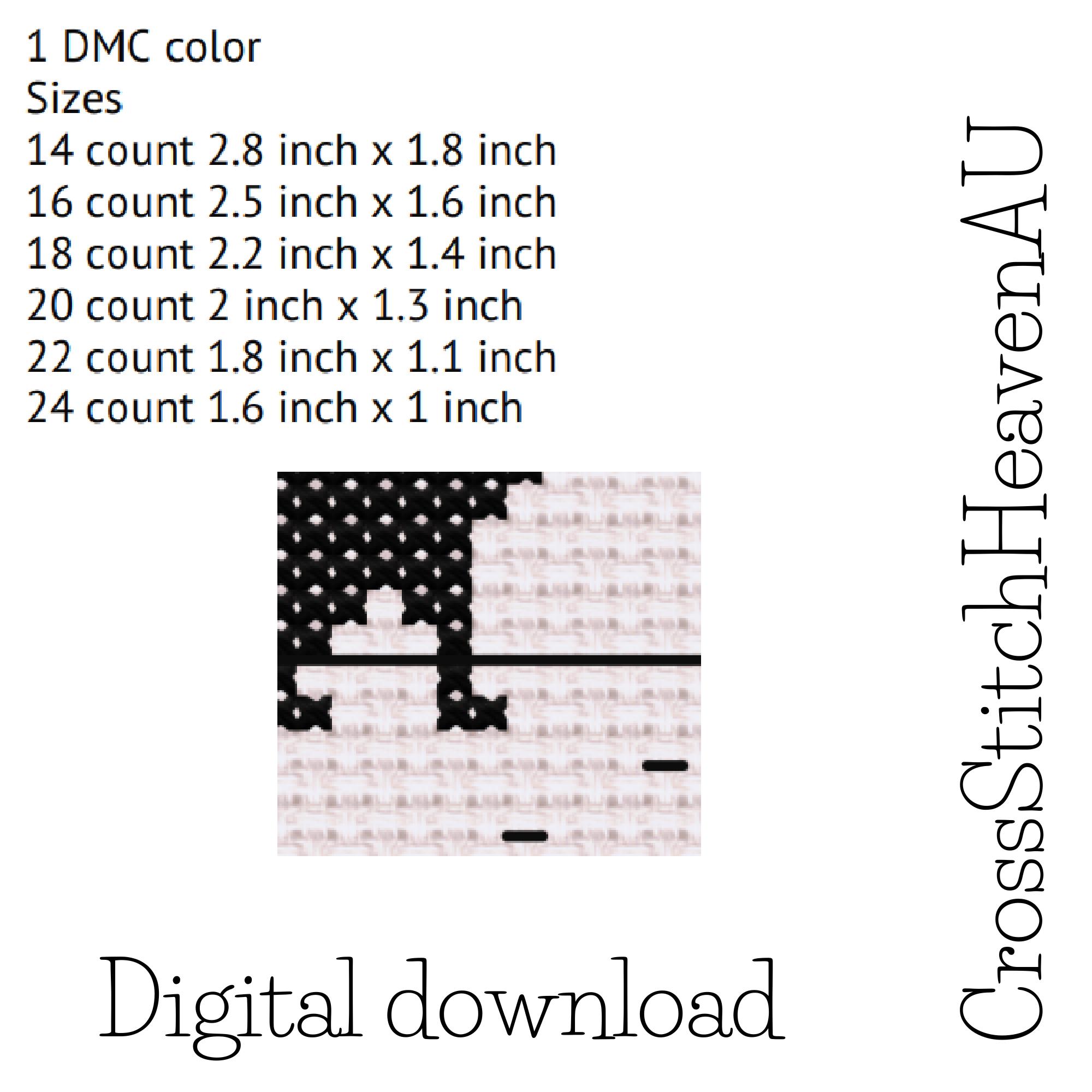 Dinosaur Dash - Beginners Cross Stitch Pattern - Easy to Make - Digital ...