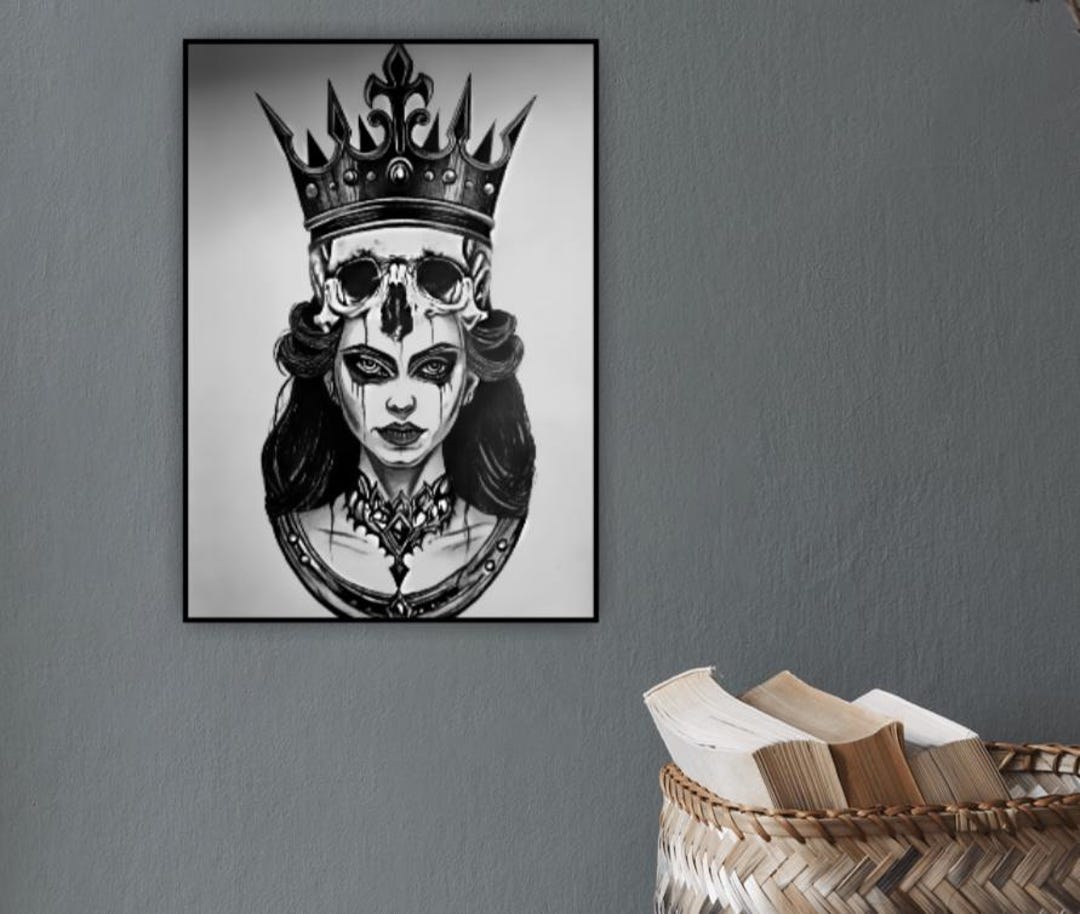 Lilith, A4 Original Drawing, Horror Fan, Wall Art, Gift Ideas, Spooky - Etsy