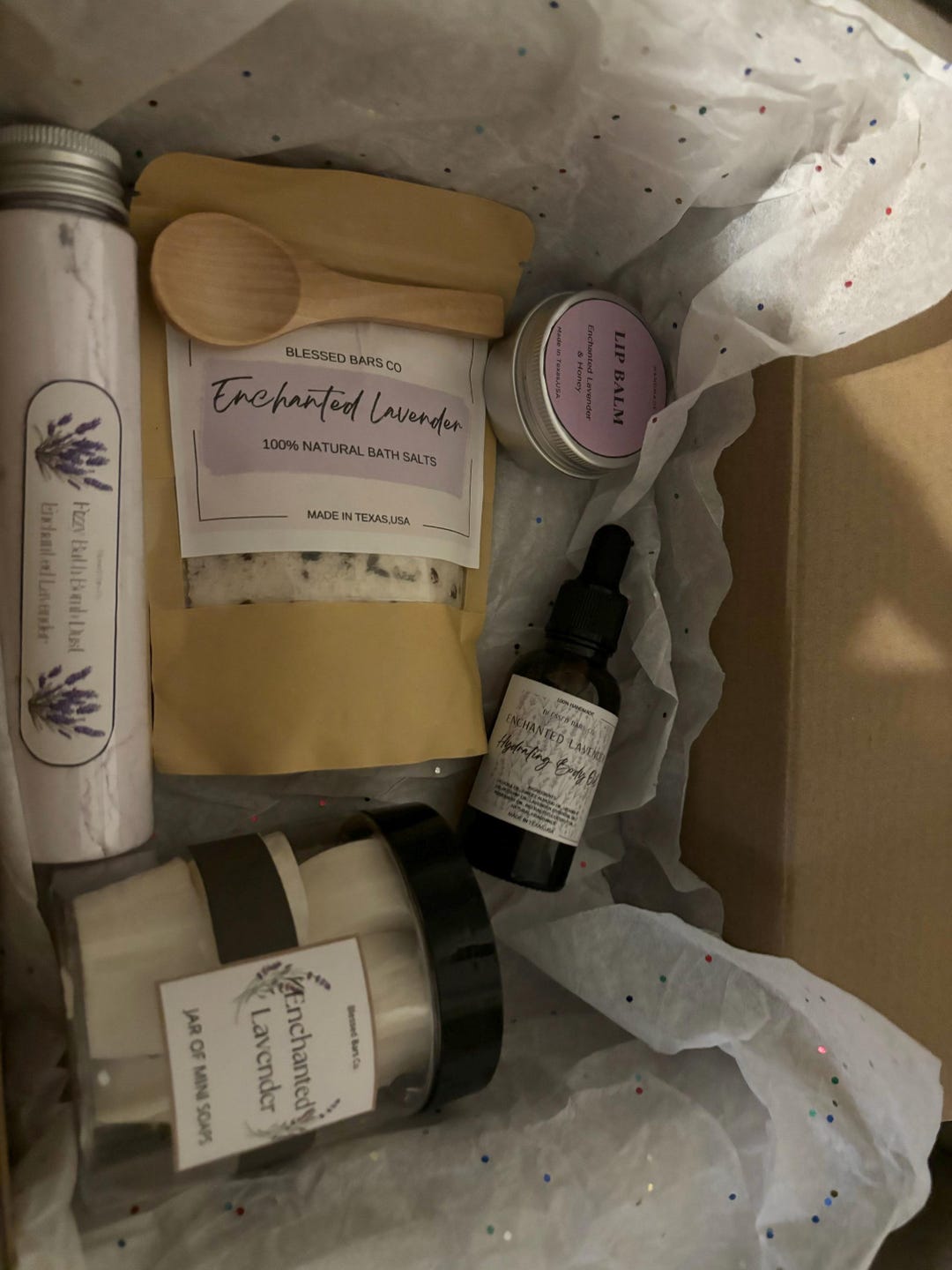Lavender Spa Gift Set |self Care Kit | Spa Gift |holiday Gift |lavender ...