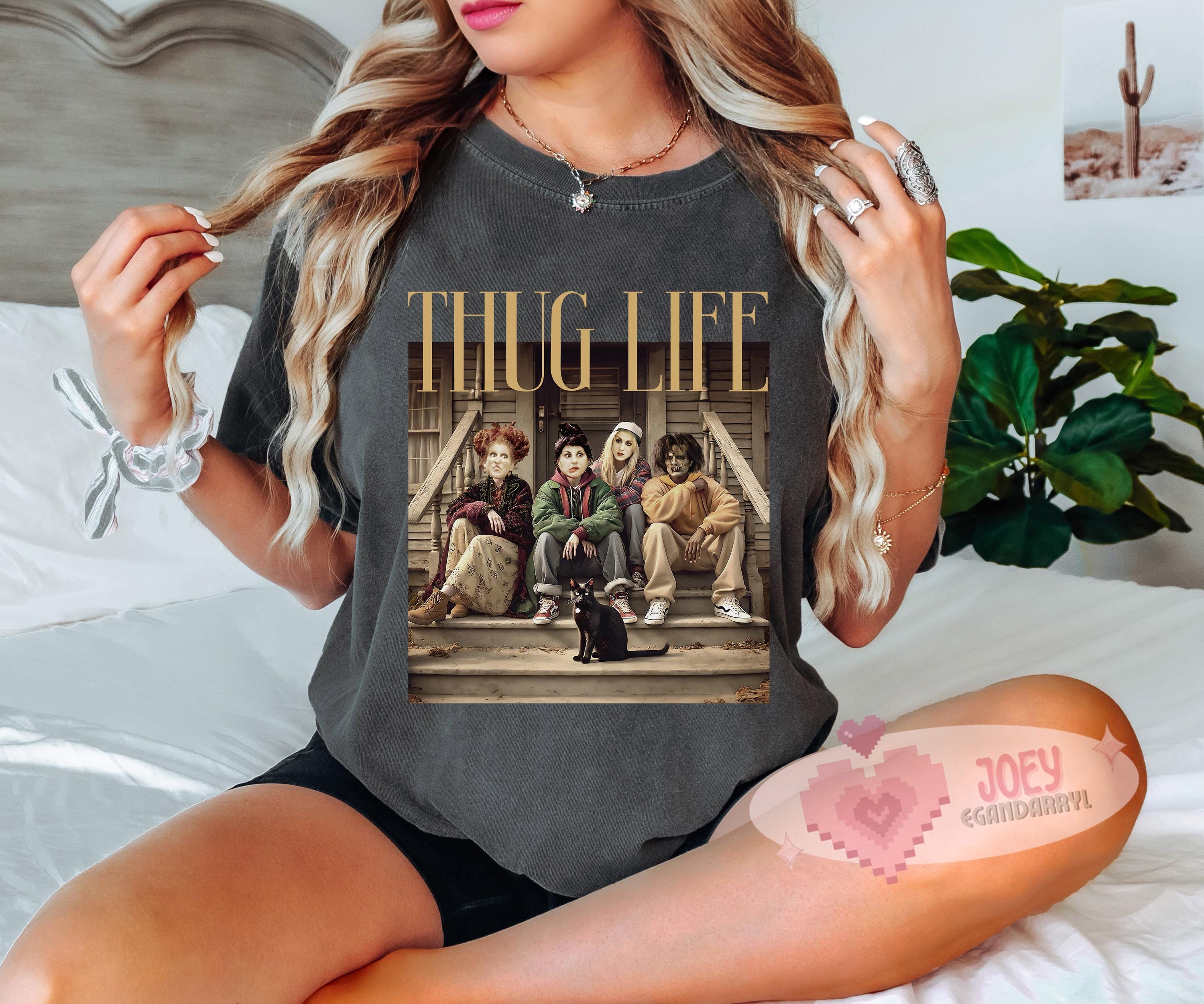 Thug Life Bad Witches Design Png, Retro Witches Movie Png, Retro ...