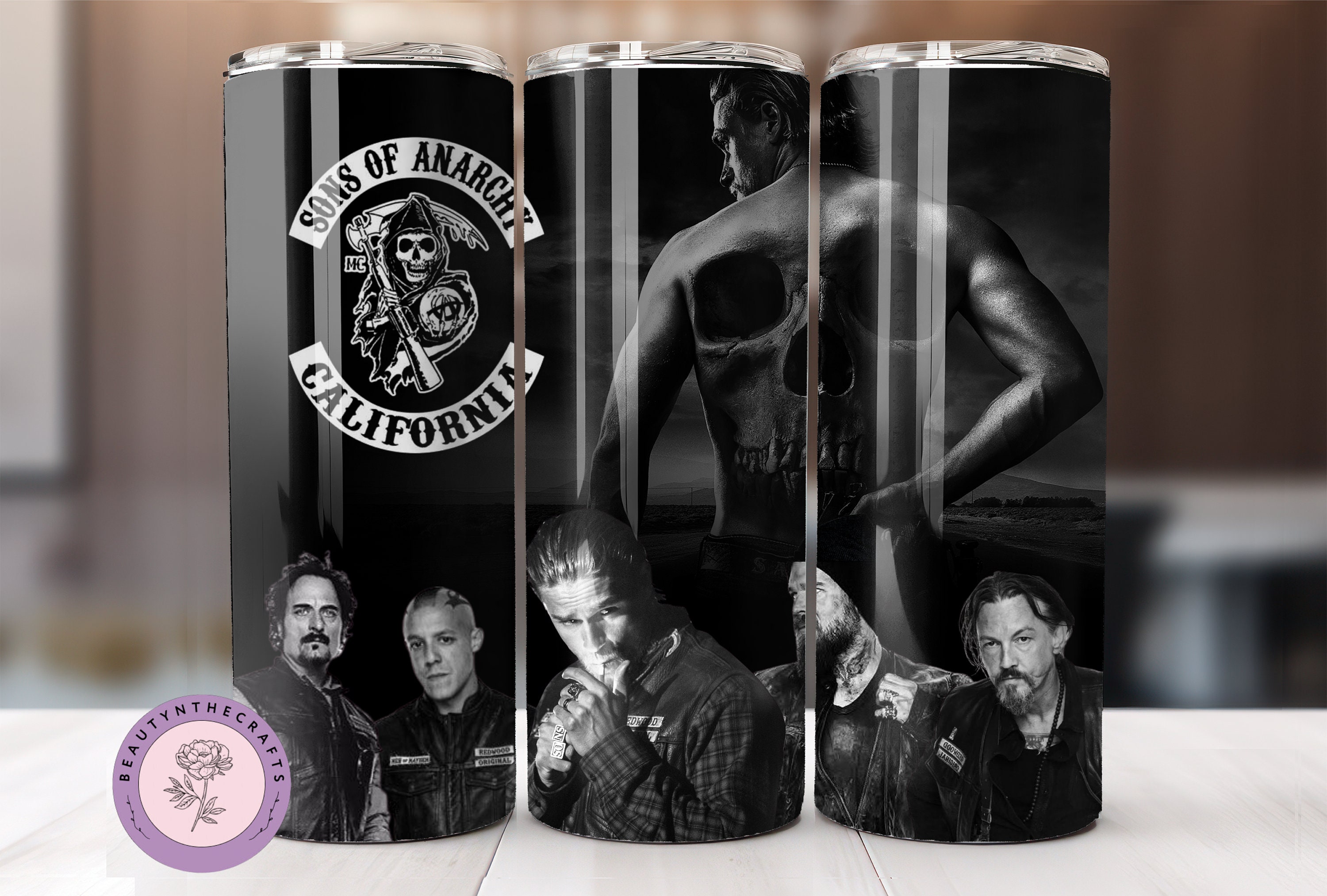Sons of Anarchy Tumbler Wrap, PNG, Skinny Tumbler Wrap, Digital Design ...