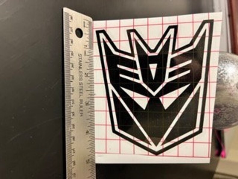 Decepticon Transformers Logo Vinyl Decal Sticker Car Window Laptop - Etsy