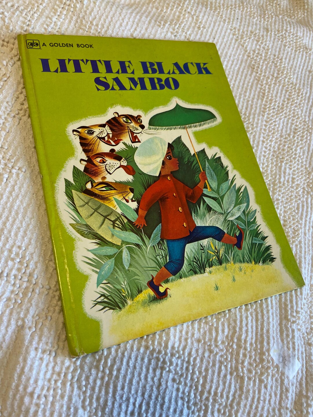 Golden Book Little Black Sambo 1976 Western Publishing Hardback ...