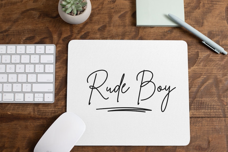 Rude Boy Mouse Pad - Etsy