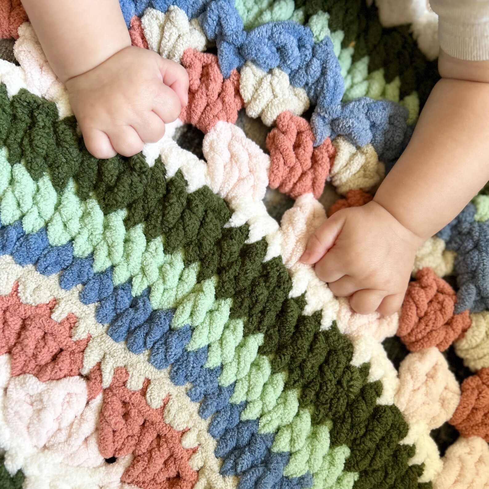 Luca Crochet Baby Play Mat PDF Pattern | Lap Blanket | Lapghan - Etsy