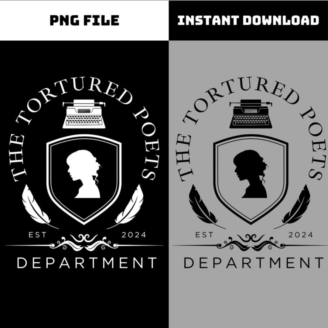 Tortured Poets Department Crest PNG Swiftie Gift the Eras Tour Merch ...