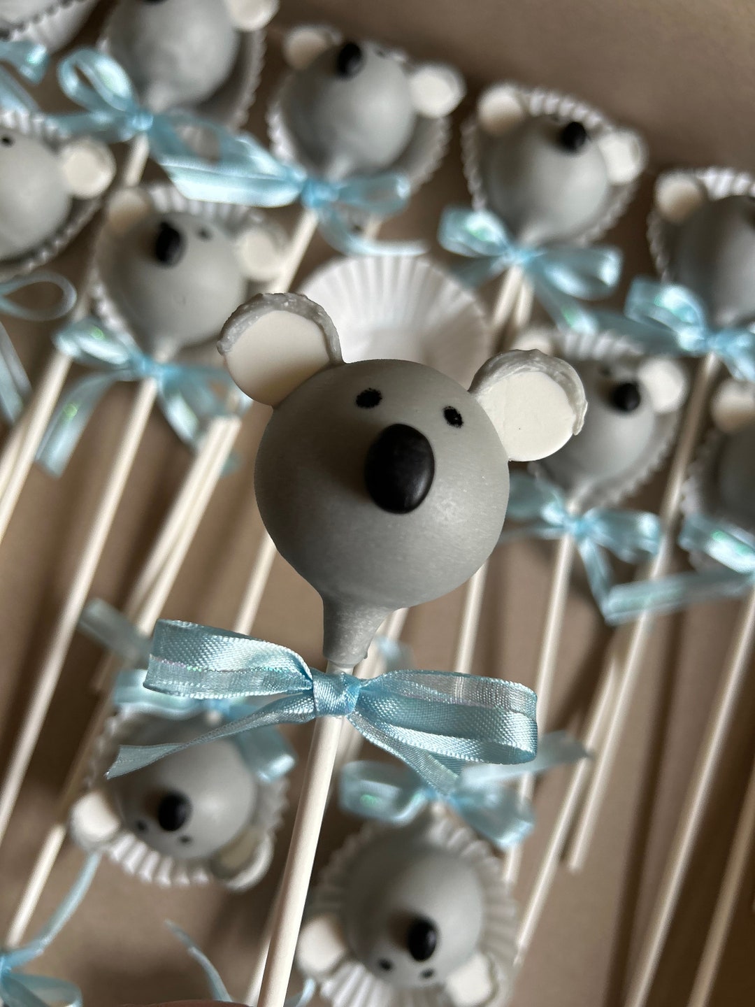 Koala Treats Koala Cake Pops Koala Desserts Koala Baby Shower Treats - Etsy