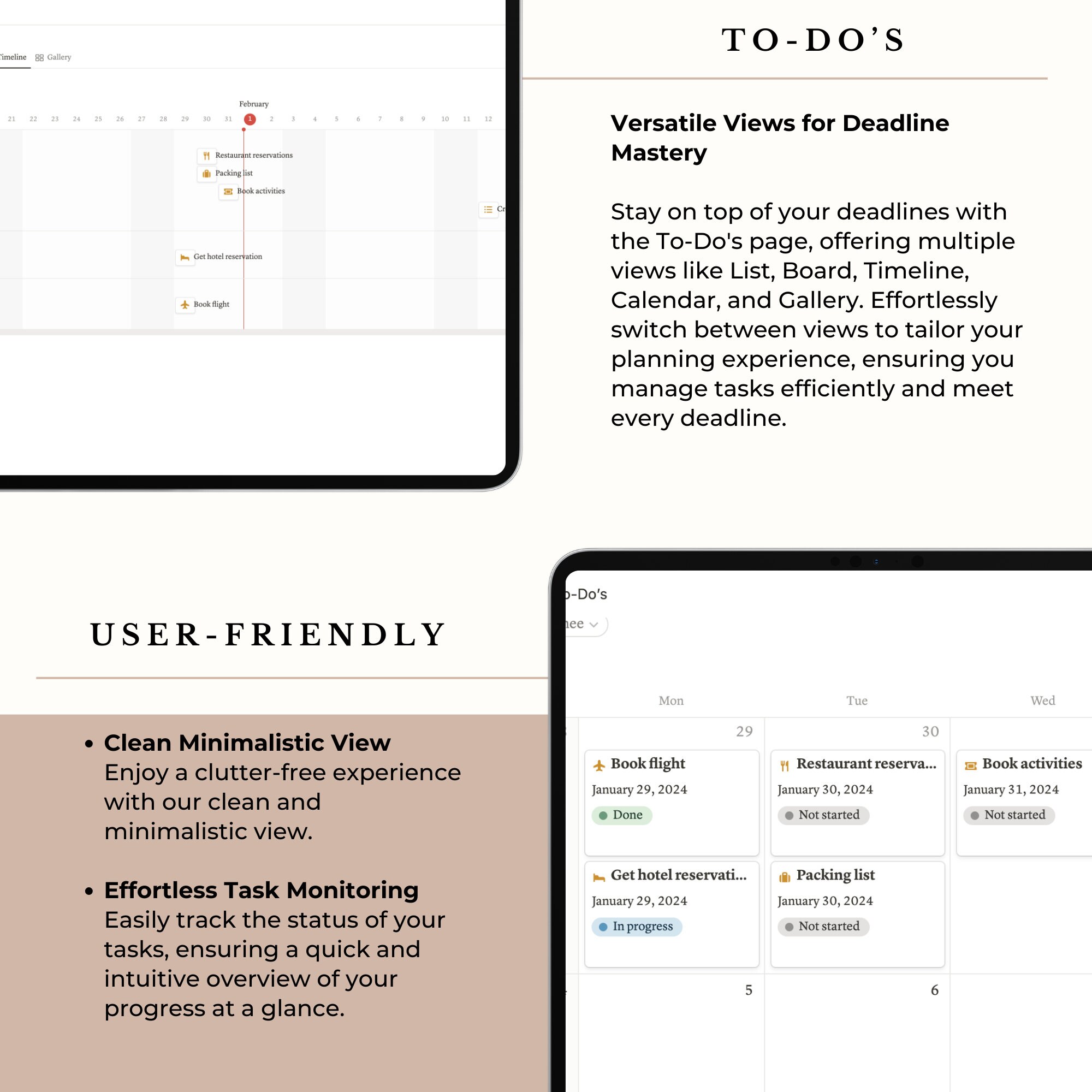 Notion Travel Journal Dashboard, Theme Park Planner, Vacation Tracker ...